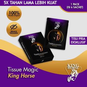 Jual King Horse Tisu Magic BPOM Tissue Megic Original Obat Kuat Pria ...