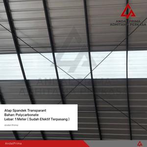 Jual Atap Spandek Transparant Lebar 1000 - Spandek Transparan - Tipe ...