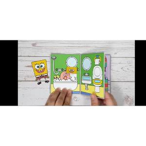 Jual (new) Spongebob Paper Doll Quiet Book Toca Boca Busy Book ...