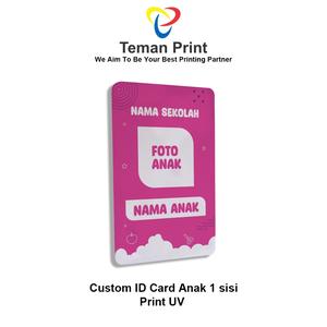 Jual Teman Print [1 Sisi] Cetak Kartu Tanda Pengenal Anak ID Card Nama ...