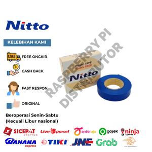 Jual NITTO BLUE ELECTRICAL TAPE-ISOLASI KABEL LISTRIK BIRU 2107 TV ...