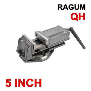Promo Ragum 5 Inch QH 125 mm Catok Penjepit Meja Mesin Tanggem Putar ...