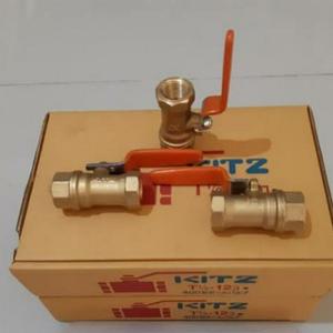 Jual Stop Kran Ball Valve Kitz Original 11/2" inch Dn 40mm Best - Kota ...