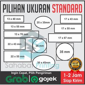 Jual STEMPEL WARNA STEMPEL JADI TINGGAL CAP UKURAN STANDARD - Kota ...