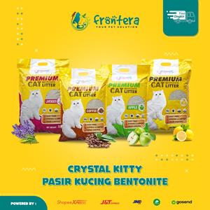Jual CRYSTAL KITTY PASIR KUCING GUMPAL WANGI BENTONITE 10 Liter Cat ...