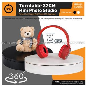 Jual Turntable 32CM Tempat Foto Produk Putar Stand Display Rotasi ...