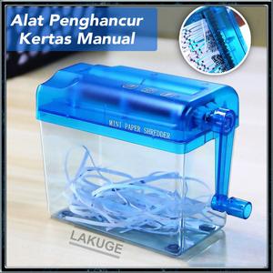 Jual "S86" Penghancur Kertas Manual Hand Operated Paper Shredder 4.5L ...