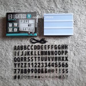 Jual Papan Huruf Neon Box Led Light, Rechargeable - Kota Malang ...