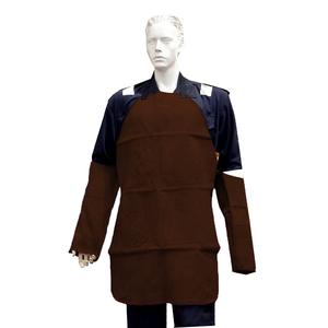 Jual Apron Safety LAS COKLAT Kulit Badan + Tangan Seragam Las Sets ...