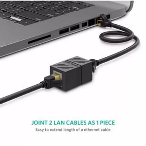 Jual Lan Adapter Rj45 Connector Sambungan Lan Cat 7/6/5e 1000mbps ...