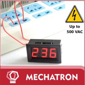 Jual Voltmeter Ac 220V 30-500 Volt 0,56 Inch Digital Display Vac 500V ...