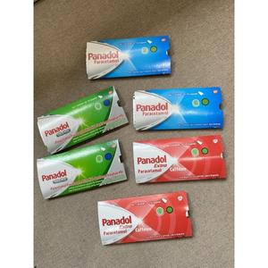 Jual PANADOL ALL VARIANT / COLD& FLU/EKSTRA PARACETAMOL 10 TABLET - Kab ...
