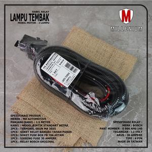 Jual Kabel Relay Set Lampu Foglamp Lampu Tembak Mobil 2 Lampu Dengan ...