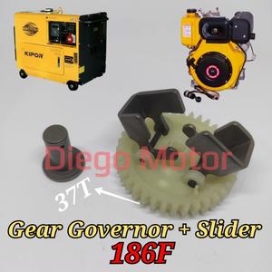 Jual 186F 186Fa Gear Governor Gigi Otomatis Mesin Genset Solar Silent ...