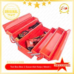 Jual Kenmaster Tool Box 3 Susun Kotak Tatakan Alat Tukang Kotak Susun - Jakarta Selatan ...
