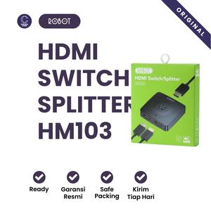Jual Robot HDMI Switch & Splitter HM103 2 in 1 out 4K - Kota Surabaya ...