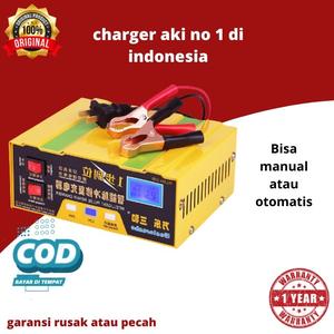 Jual carger aki casan aki alat cas aki motor dan mobil otomatis 12V/24V ...