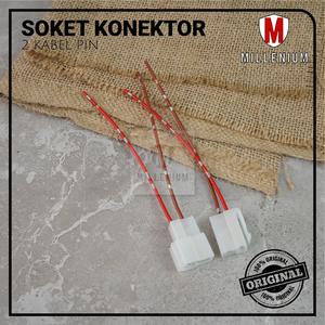 Jual Soket Konektor Kabel 2 Pin Besar / Socket Sambung Mobil Motor ...