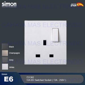 Jual SIMON E6 Socket-Outlets 13A BS Switched Socket ( 13A - 250V ...