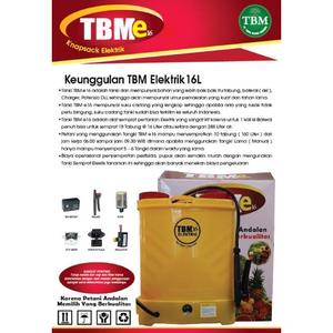 Jual Tangki Sprayer Tbm Elektrik - Knapsack Elektrik Tanaman ...