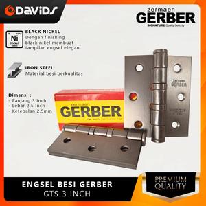 Jual Engsel Pintu Rumah Besi Jendela Esel Tebal Hitam Kamar 3 Inch ...