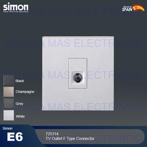 Jual SIMON E6 Tel, TV & Data Outlets (TV Outlet F Type Connector ...