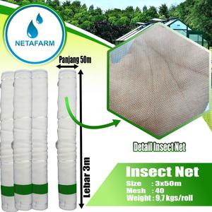 Jual Insect Net Putih Jaring Serangga Insectnet Mesh 40 3X50 M - 1 Roll ...
