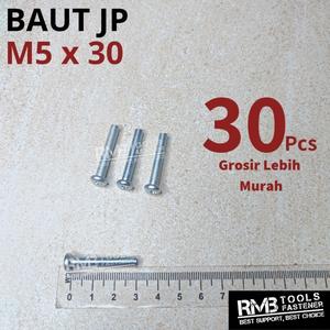 Jual Baut JP M5x30 Panjang 3cm Putih Galvanis M5 / Sekrup Skrup JP M5 - Kota Tangerang Selatan ...