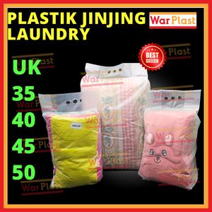 Promo Plastik Laundry | Plastik Jinjing 3 jari | Uk: 35 40 45 50 Tebal ...