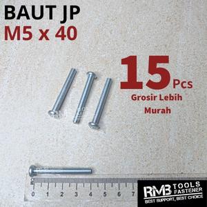 Jual Baut JP M5x40 Panjang 4cm Putih Galvanis M5 / Sekrup Skrup JP M5 - Kota Tangerang Selatan ...