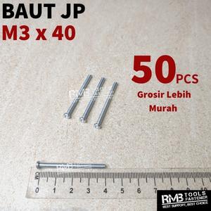 Jual Baut JP M3x40 Panjang 4cm Putih Galvanis M3 / Sekrup Skrup JP M3 - Kota Tangerang Selatan ...