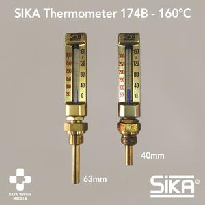 Jual SIKA Brass Thermometer Stick 160 Celcius Industrial - 174B Lurus ...