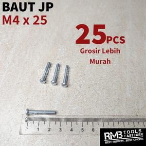 Jual Baut JP M4x25 Panjang 2.5cm Putih Galvanis M4 / Sekrup Skrup JP M4 - Kota Tangerang Selatan ...