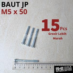 Jual Baut JP M5x50 Panjang 5cm Putih Galvanis M5 / Sekrup Skrup JP M5 - Kota Tangerang Selatan ...