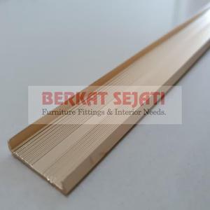 Jual Profil List Lis Edging Frame Alumunium Aluminium EA 17 ROSE GOLD 3 ...