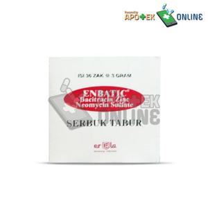 Jual ENBATIC SERBUK TABUR 3 GRAM - Kota Surakarta - Apotek Sehat Jebres | Tokopedia
