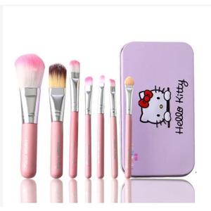 Jual Produk KUAS HELLO KITTY PINK KALENG 7 PCS / HELLO KITTY BRUSH SET ...