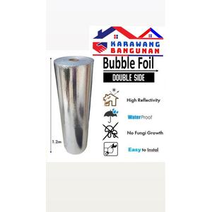 Jual Ready Aluminium Foil Bubble Double Peredam Panas Insulasi Atap 4Mm ...
