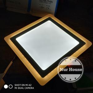 Jual lampu downlight 2 warna led 24 watt kotak ib plafon pemasangan ...