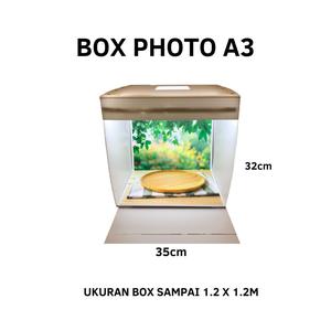 Promo Box Studio mini ukuran A3 (32cm x 32cm) pas dengan alasfoto A3 ...