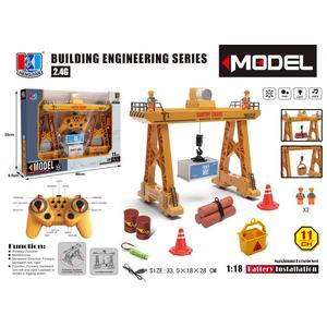 Promo CONSTRUCTION MAINAN RC CONTAINER CRANE LIFTING REMOTE 2.4GHZ 11CH ...