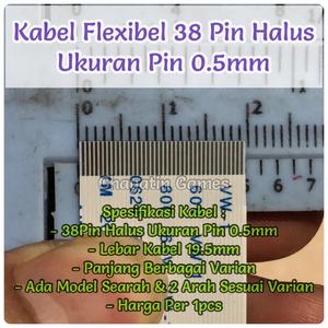 Jual Kabel Flexibel 38 Pin Halus Model & Panjang Sesuai Varian Ukuran ...