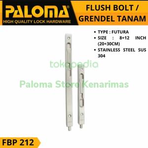 Jual Baut Siram Paloma Fbp 212 Futura 8''+12'' / Kait Tanam Slot Pintu ...