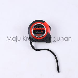 Jual Meteran Bangunan Roll Soligen Karet 5M 5 Meter Alat Ukur Rol ...