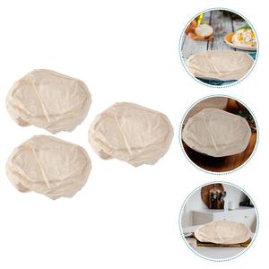 Jual 3 Pcs Fermentation Basket Cloth Cover Round Baking Pan Pastry ...