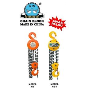 Jual SHUANG GE CHAIN BLOCK - CHAINBLOCK - TAKEL - KATROL 3 TON x 15 ME ...