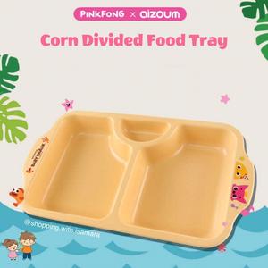 Jual Piring Pinkfong Baby Shark Korea / Corn Divided Food Tray / Plate ...