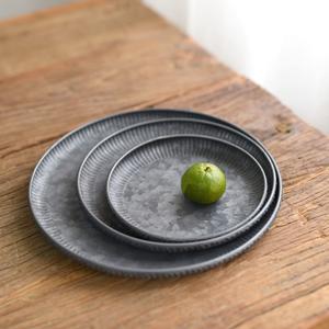 Jual Piring Saji Roti/dessert Gaya Eropa Bentuk Bulat Bahan Besi ...