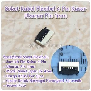 Jual Soket Kabel Flexibel 4 Pin Kasar Ukuran Pin 1mm - Kota Bekasi ...