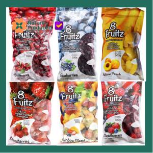 Jual 8 FRUITS ALL FROZEN FRUIT IQF 500g - Semua Buah Beku - Blue ...